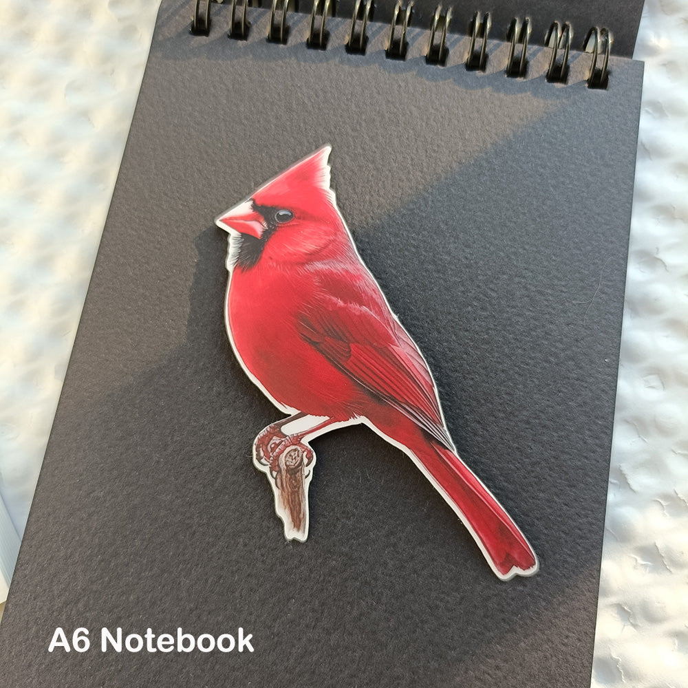 Red Cardinal Sticker – ViVi Stationery