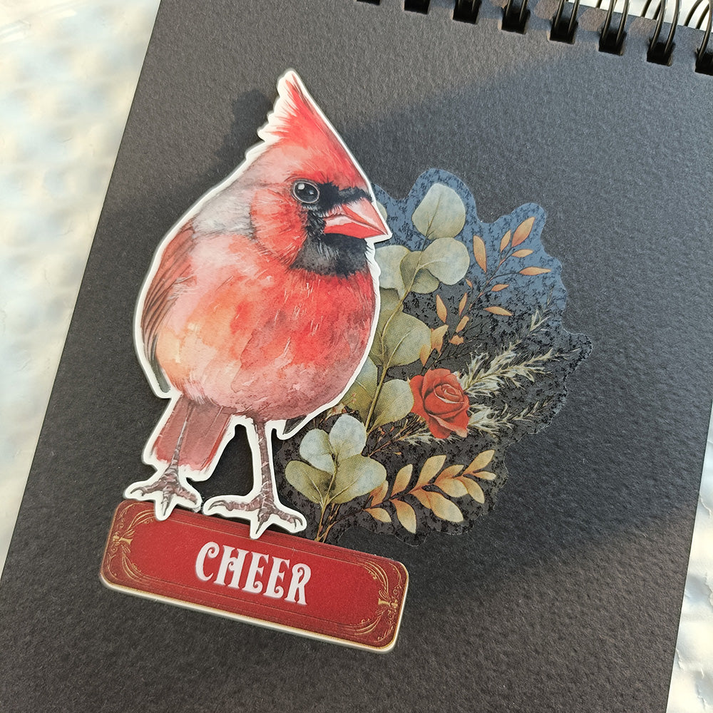Red Cardinal Sticker – ViVi Stationery