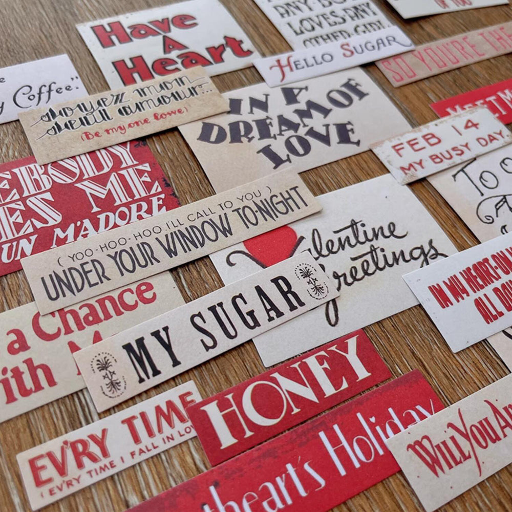 Love Confession Phrase Sticker for Scrapbooking and Journaling – ViVi ...