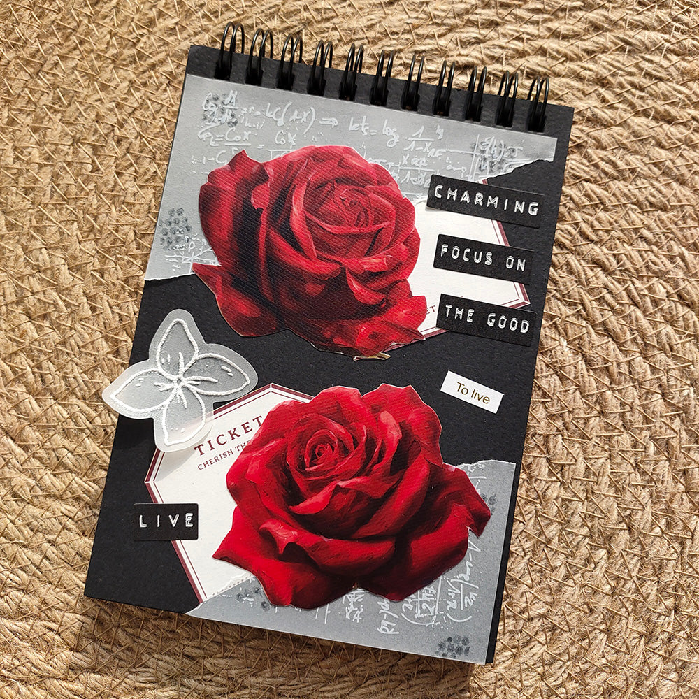 Oil Painting Style Rose Stickers for Art Journal – ViVi Stationery