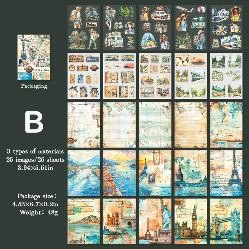 Retro Album Sticker Paper Kit – ViVi Stationery