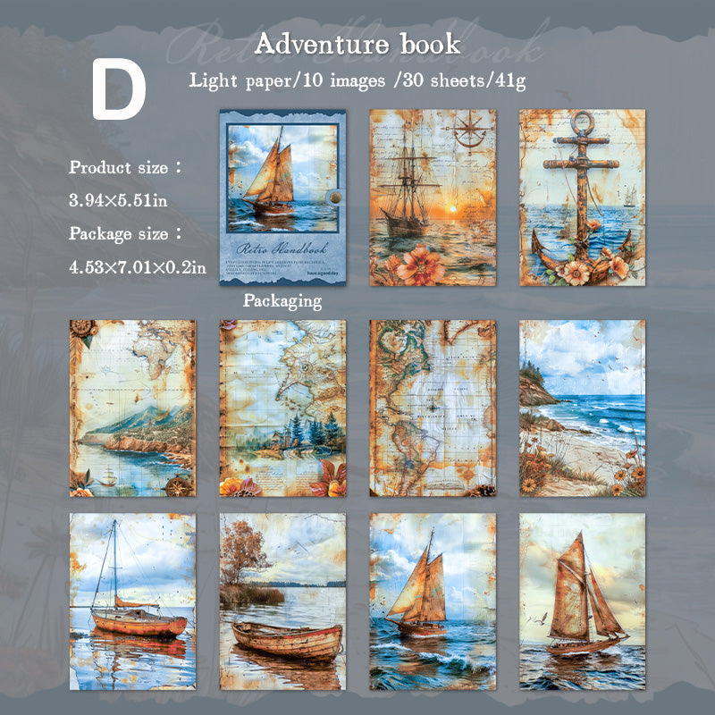 Retro Handbook Scrapbook Paper – ViVi Stationery