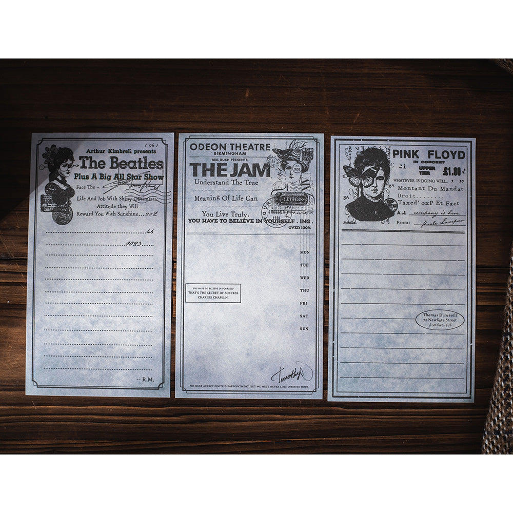 Time Record Notepad for Junk Journal – ViVi Stationery