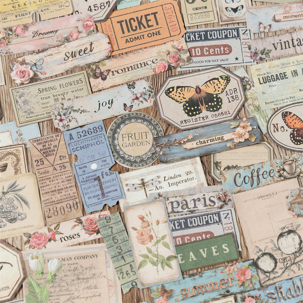 Retro Long Poems Sticker – ViVi Stationery