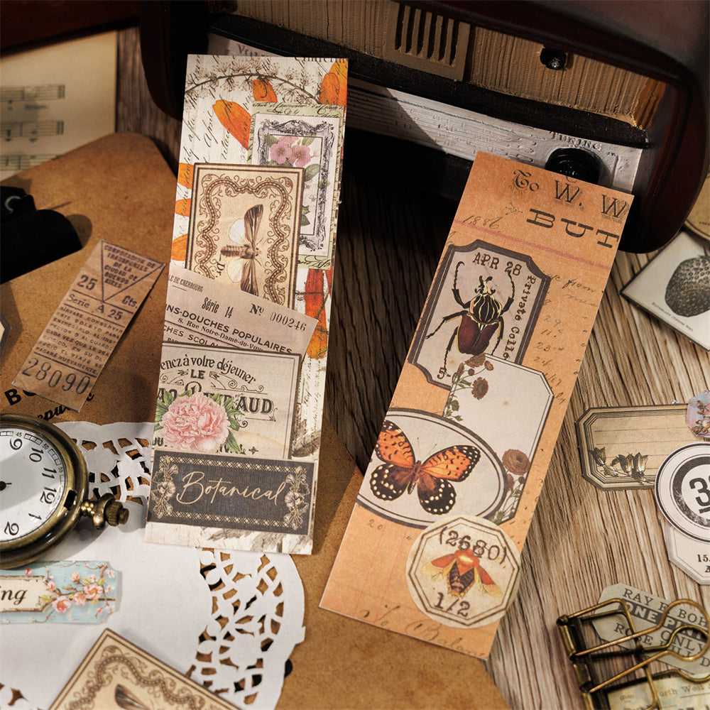 Retro Long Poems Sticker – ViVi Stationery