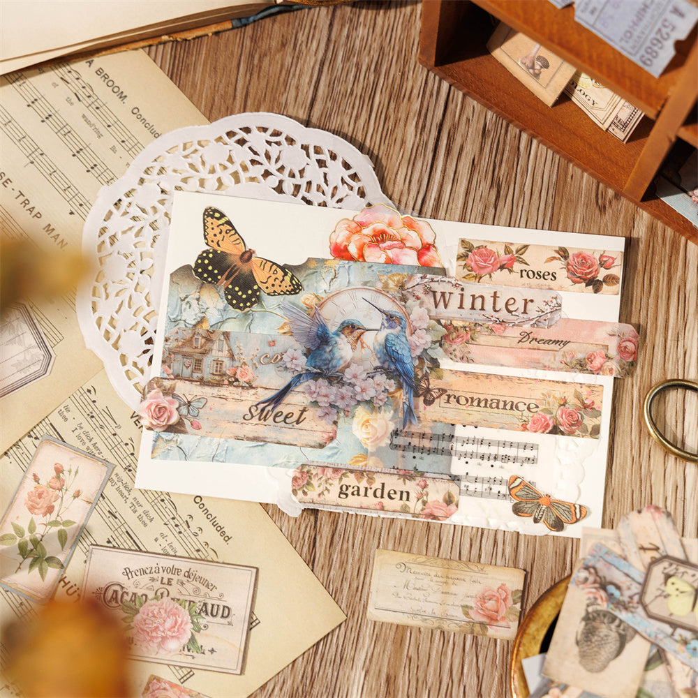 Retro Long Poems Sticker – ViVi Stationery