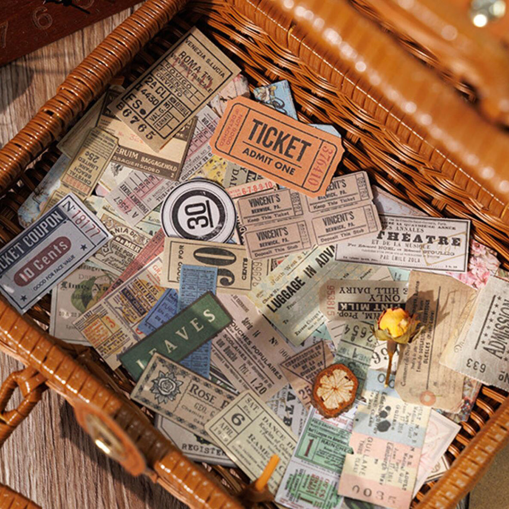 Retro Long Poems Sticker – ViVi Stationery