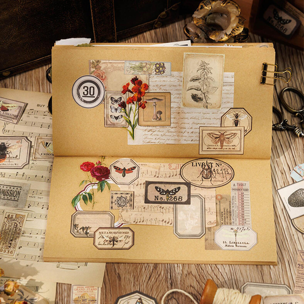 Retro Long Poems Sticker – ViVi Stationery