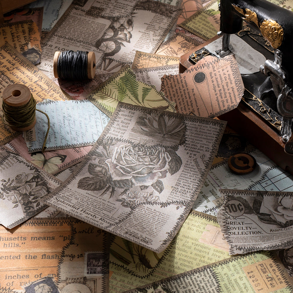 Retro Sewing Scrapbook Paper – ViVi Stationery