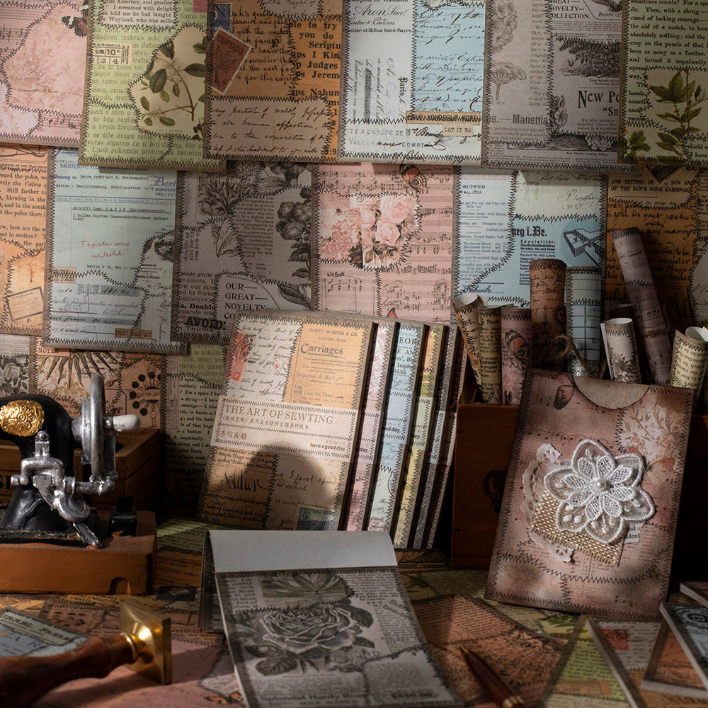 Retro Sewing Scrapbook Paper – ViVi Stationery