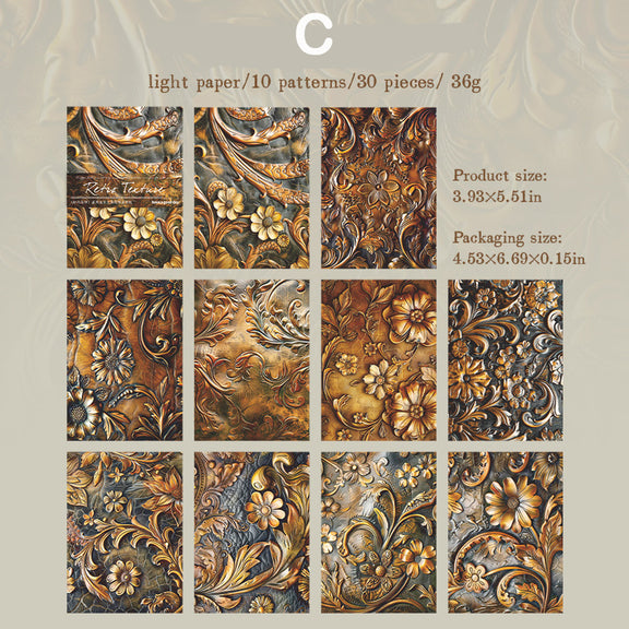 Retro Texture Theme Scrapbook Paper – ViVi Stationery