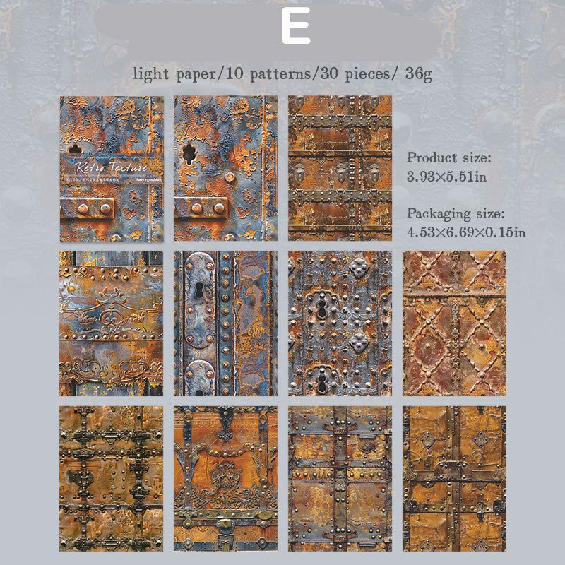 Retro Texture Theme Scrapbook Paper – ViVi Stationery