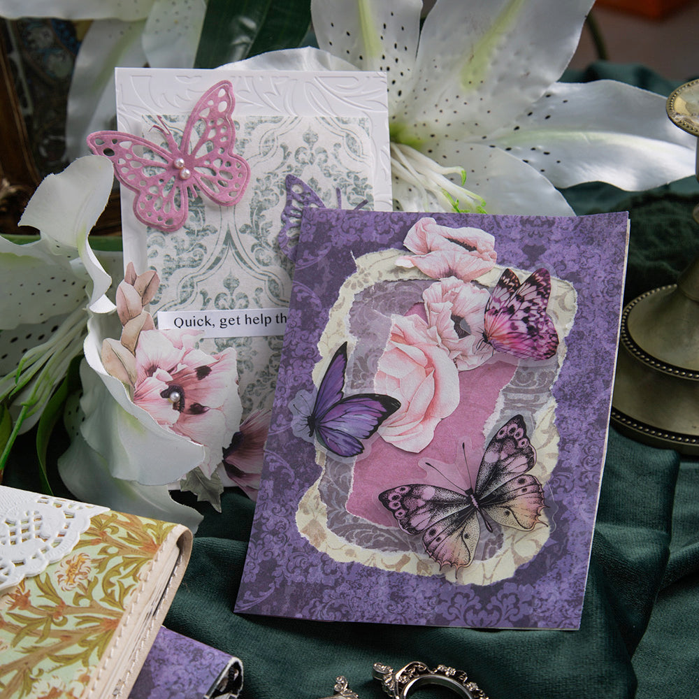 Baroque Big Size Scrapbook Paper for Junk Journal – ViVi Stationery