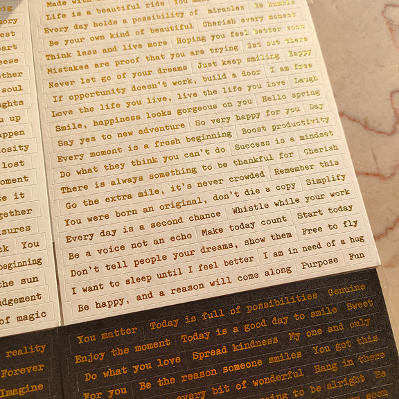 Sentiment Stickers for Scrapbooking and Journaling – ViVi Stationery