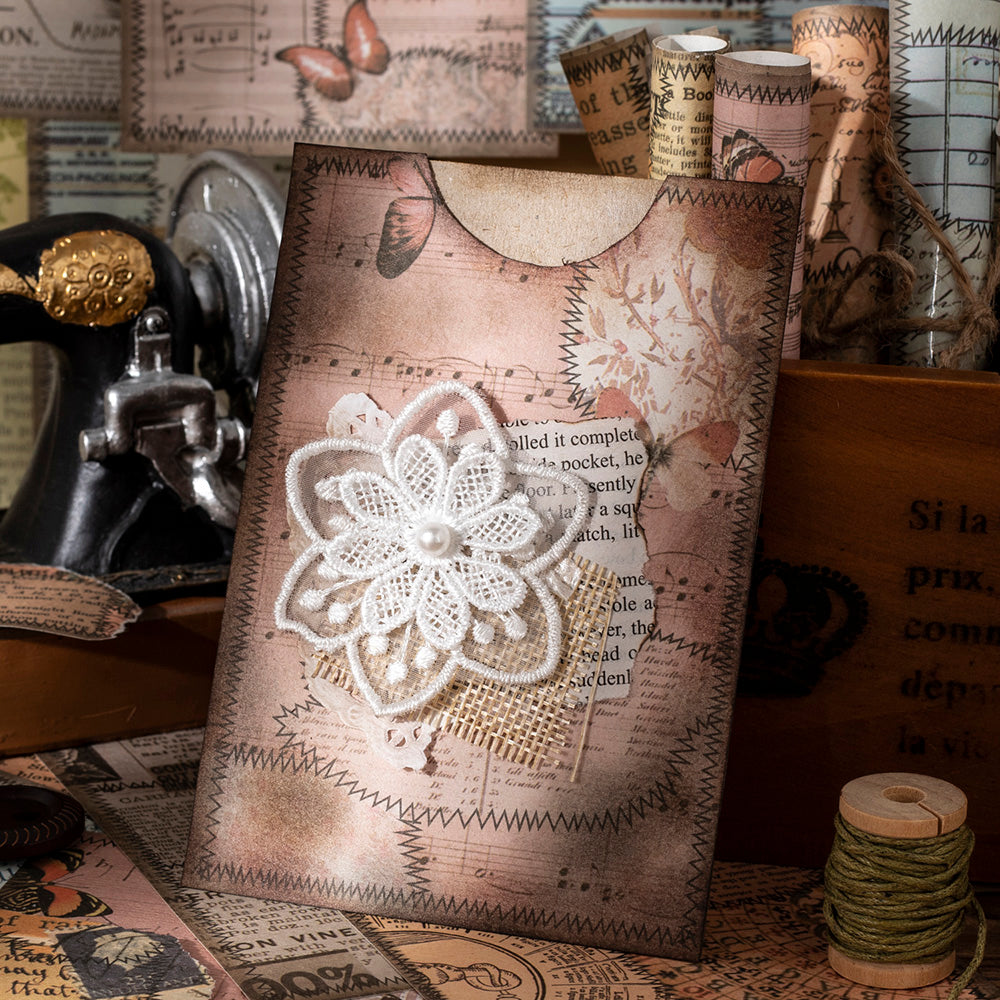 Retro Sewing Scrapbook Paper – ViVi Stationery