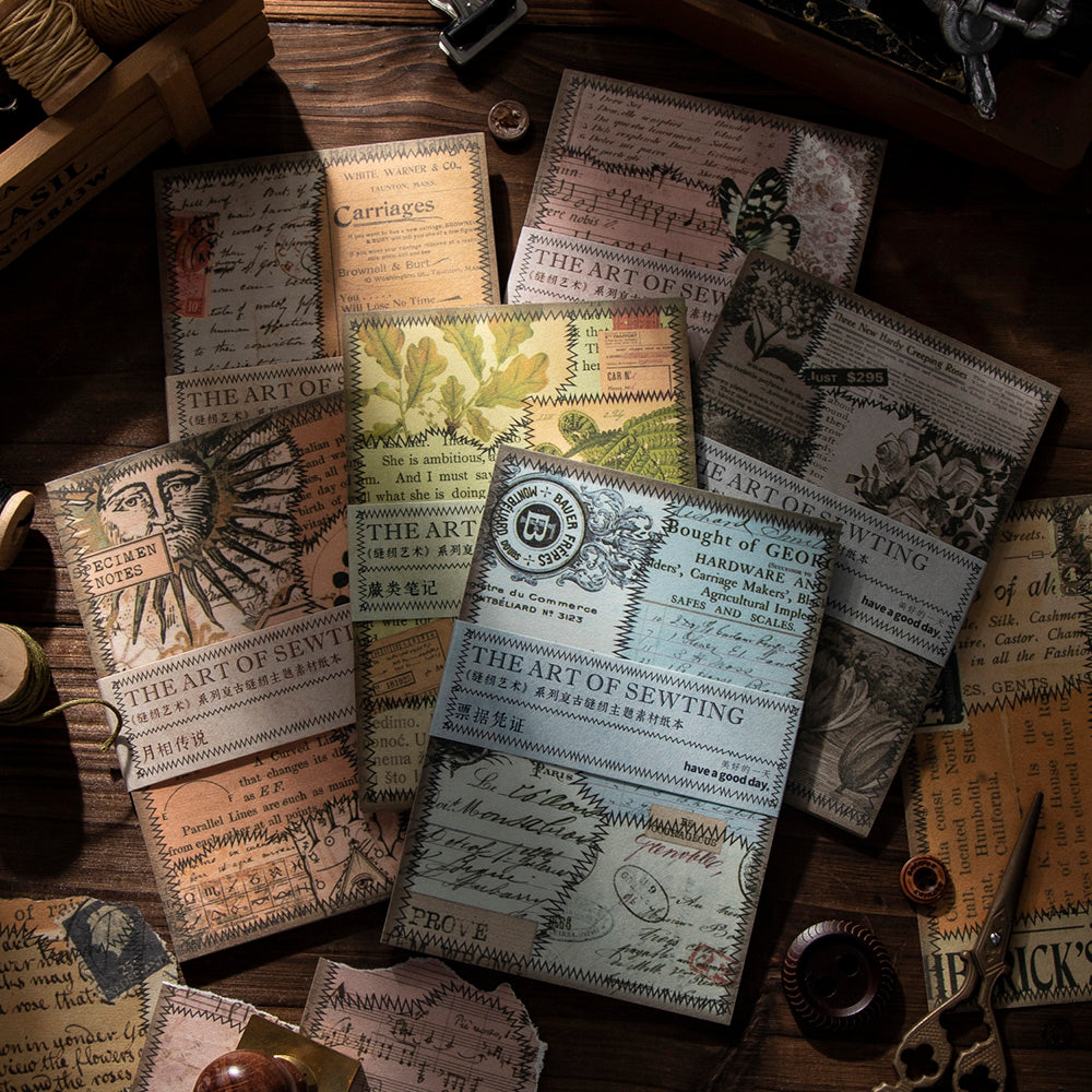 Retro Sewing Scrapbook Paper – ViVi Stationery