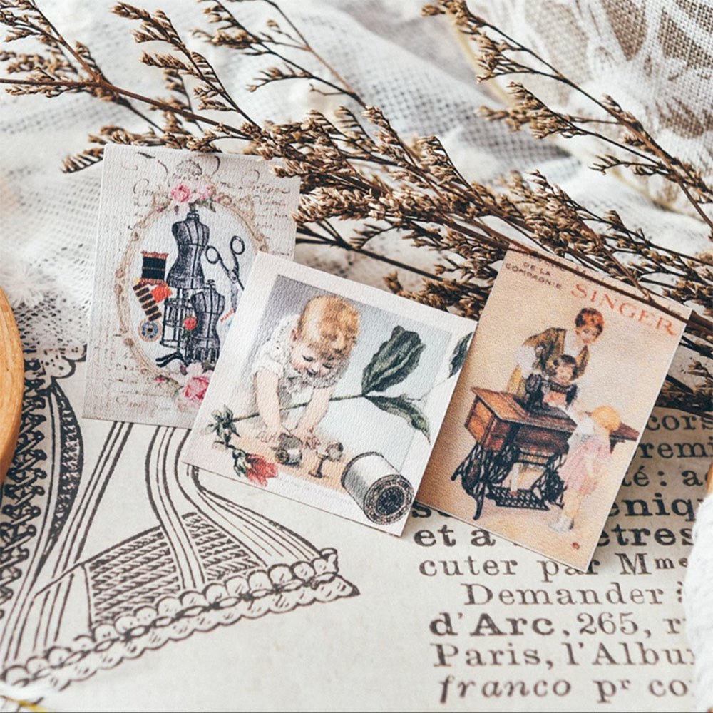 Sewing Theme Stickers for Scrapbooking and Art Journal – ViVi Stationery