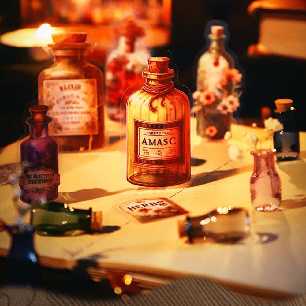 Small Bottle and Label Sticker – ViVi Stationery