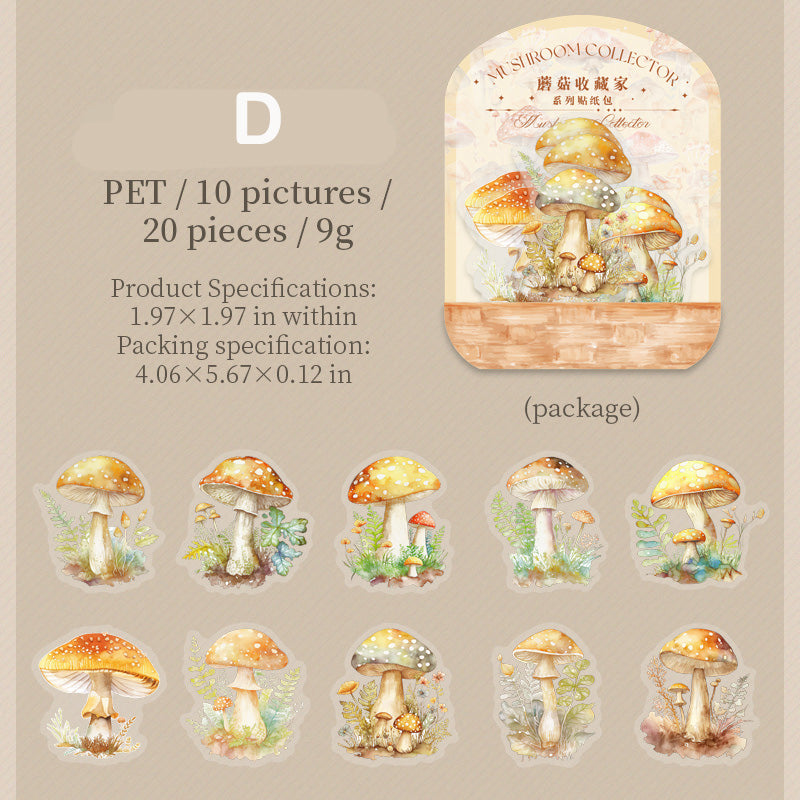Small Mushroom Sticker – ViVi Stationery