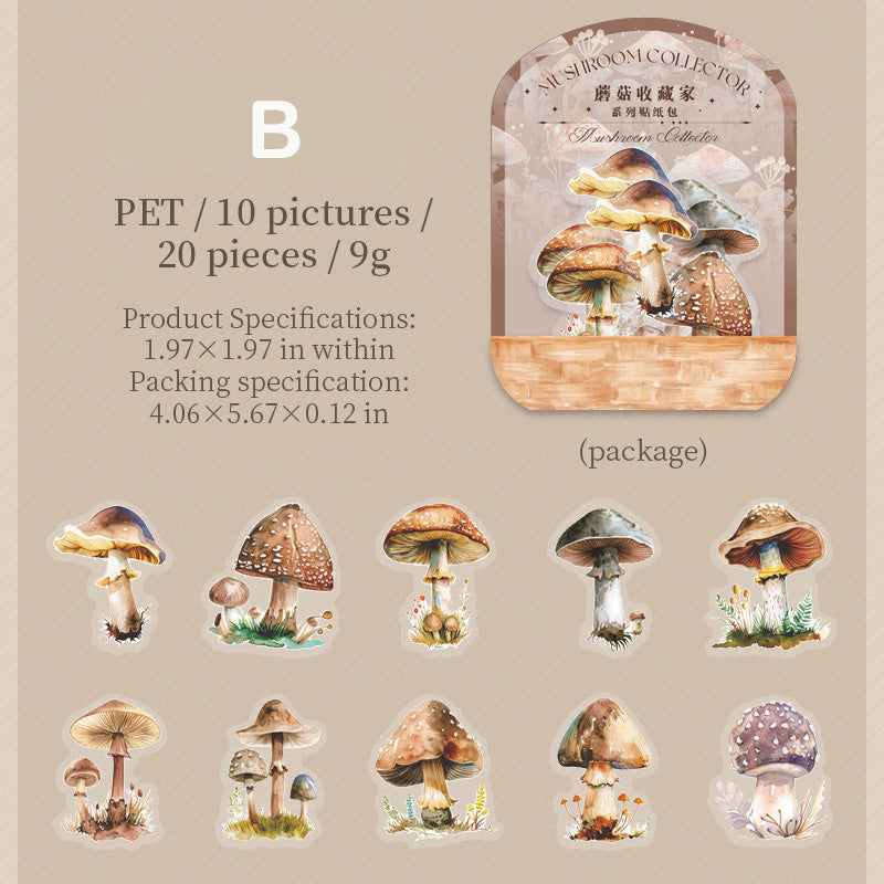 Small Mushroom Sticker – ViVi Stationery