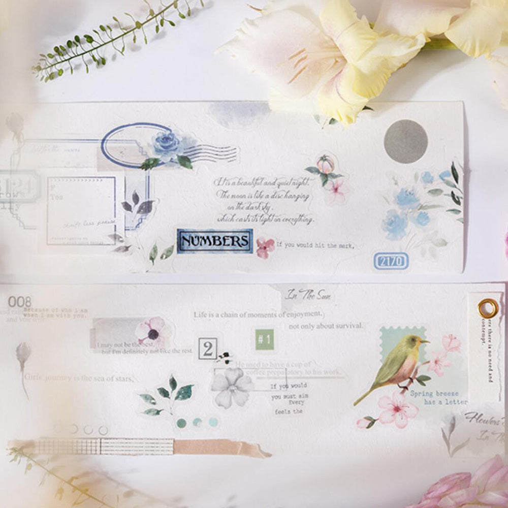 Pre-cut Washi&PET Sticker Book for Scrapbooking and Journaling – ViVi ...