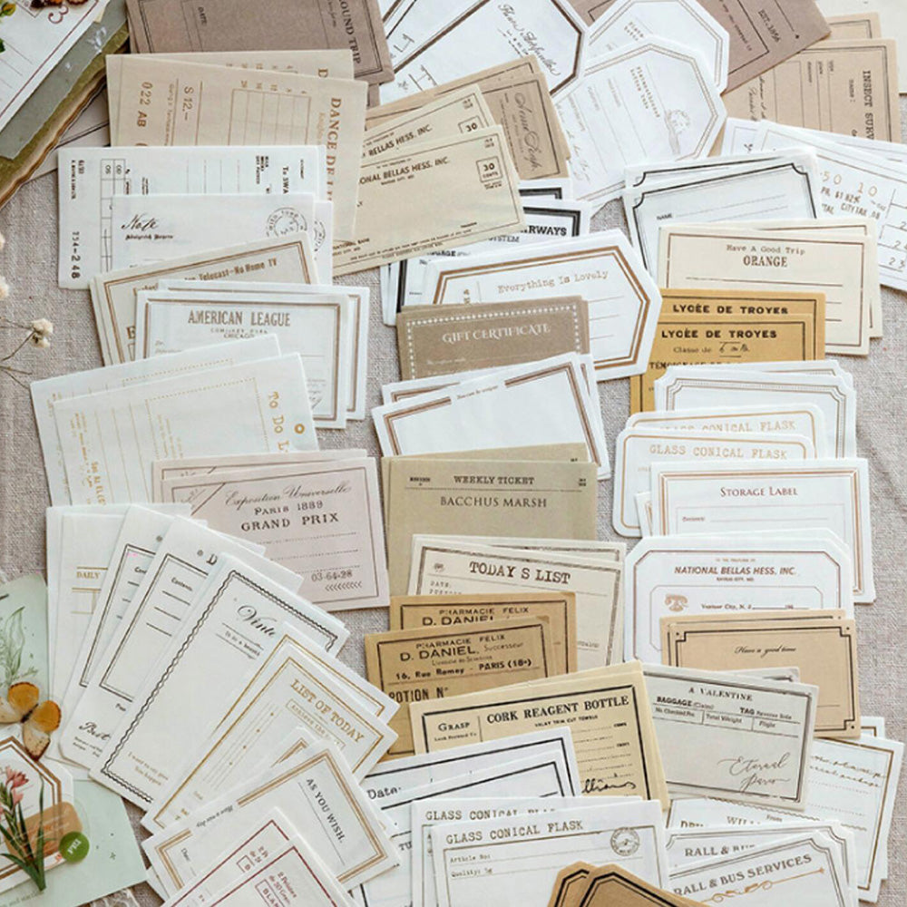 Time Friend Border Paper for Scrapbooking and Journaling – ViVi Stationery