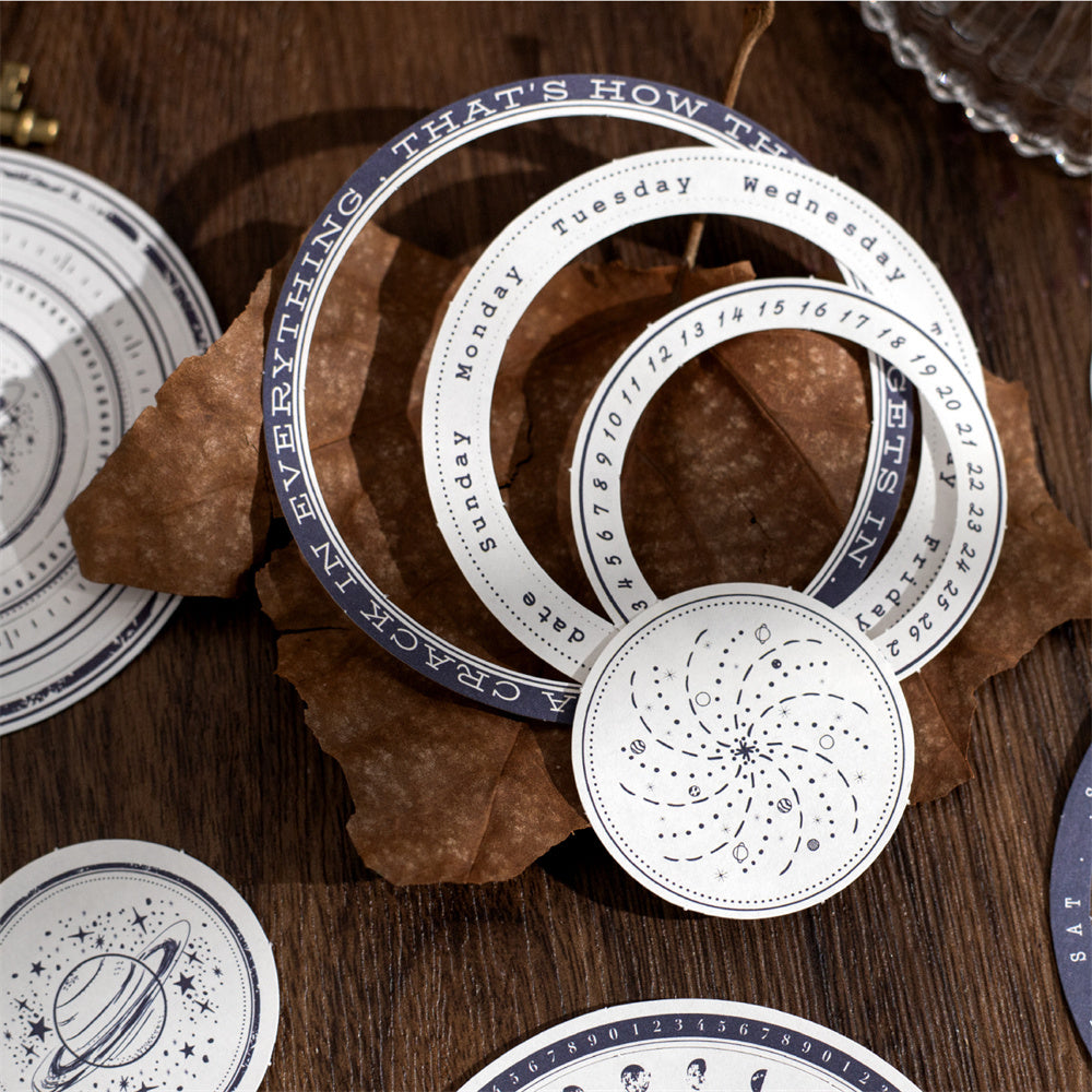 Time Story Round Sticker – ViVi Stationery