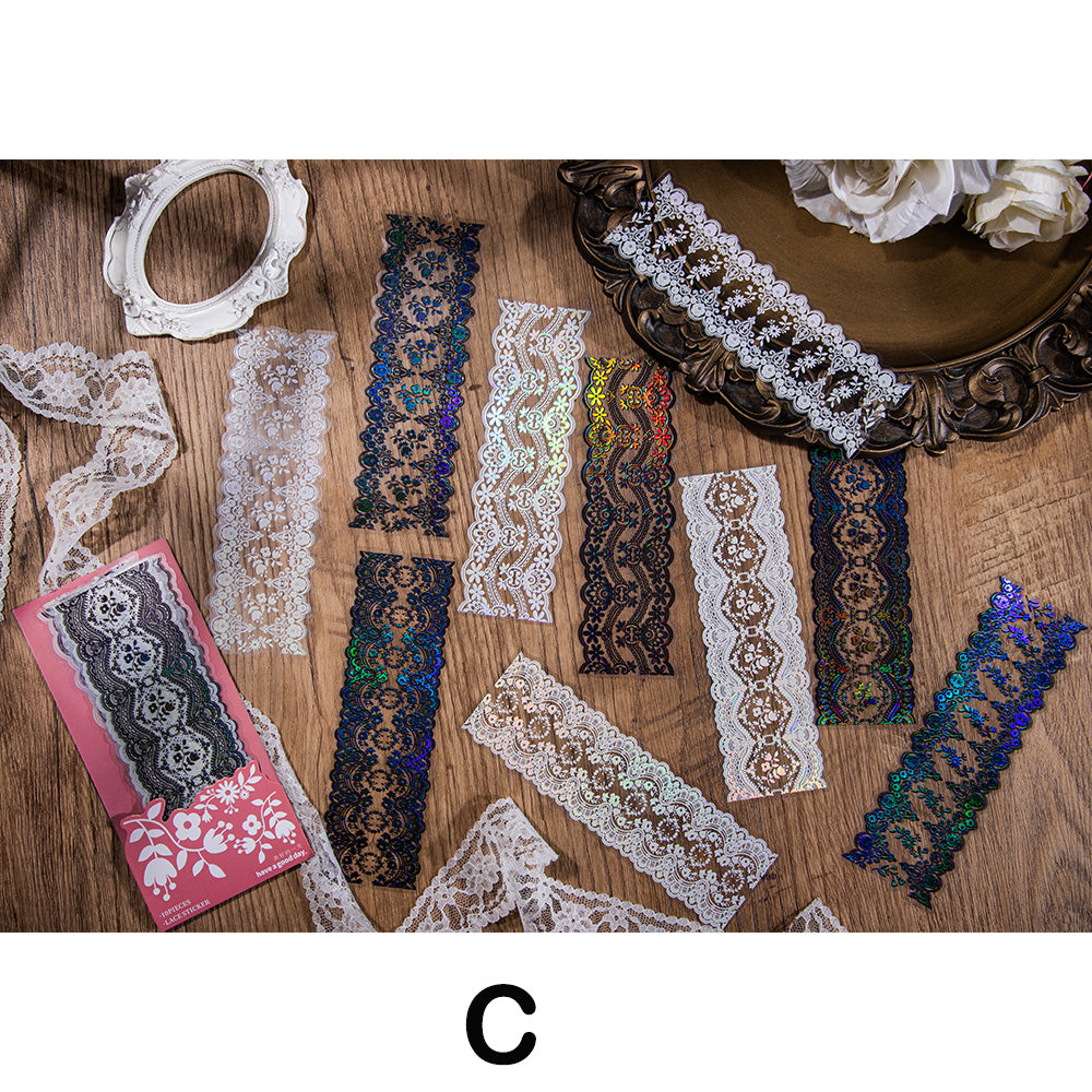 Transparent Lace Stickers for Scrapbooking and Card Making – ViVi ...