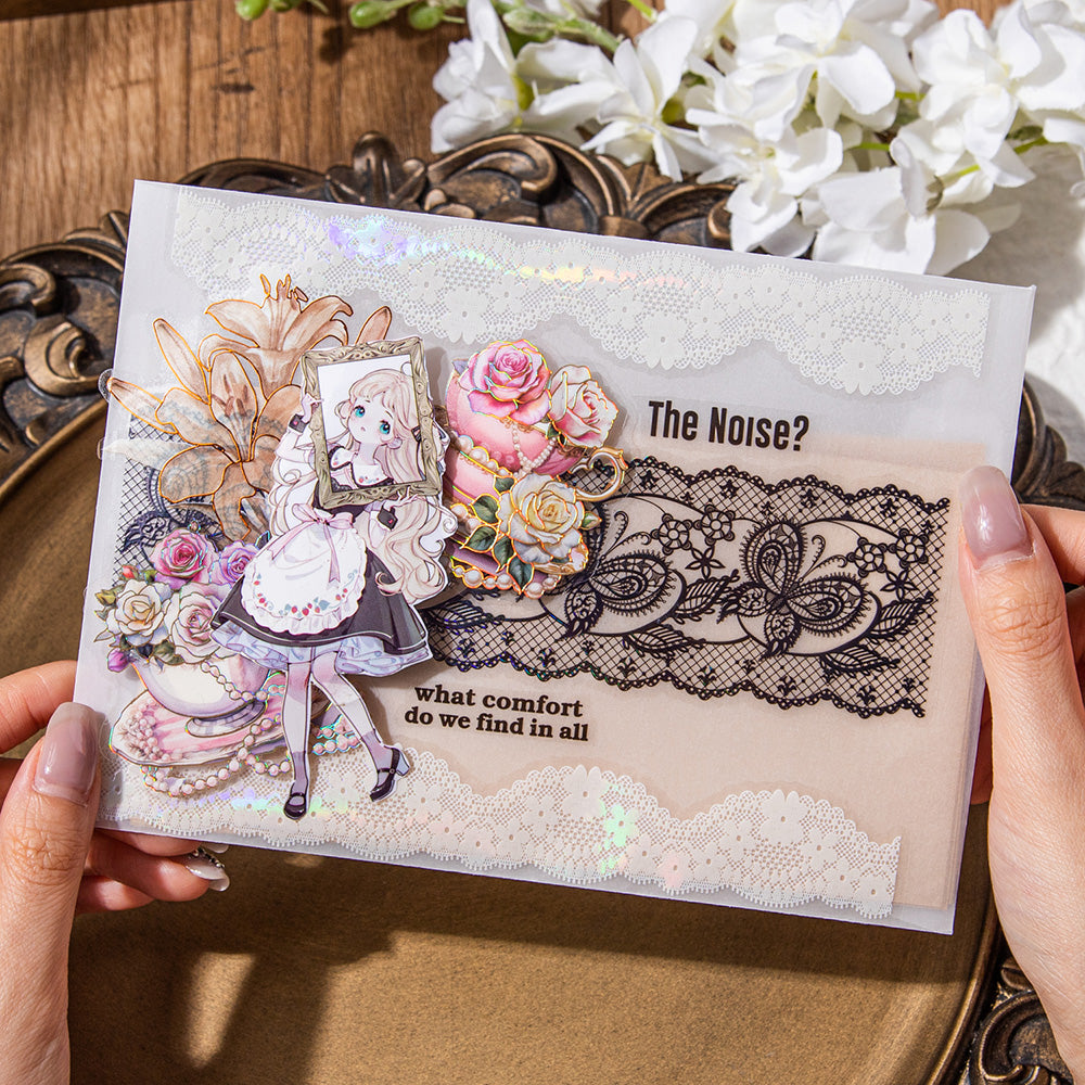Transparent Lace Stickers for Scrapbooking and Card Making – ViVi ...