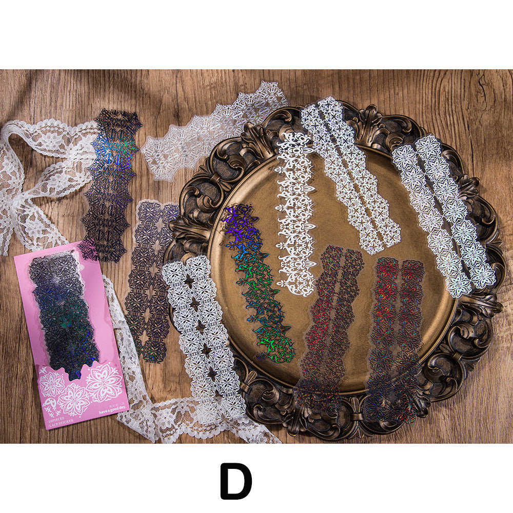 Transparent Lace Stickers for Scrapbooking and Card Making – ViVi ...