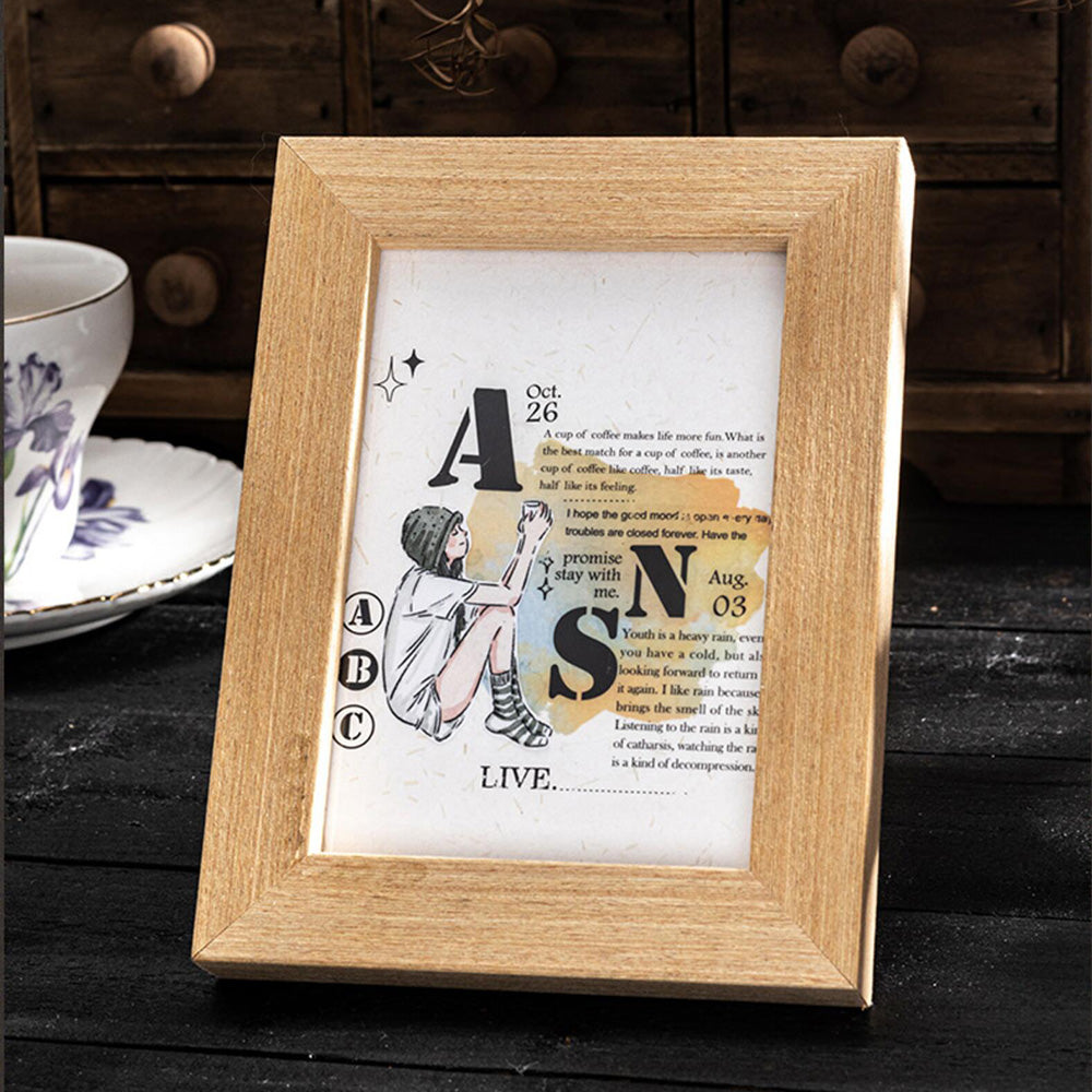 Unfinished Poem Alphabet Rub-on Sticker – ViVi Stationery