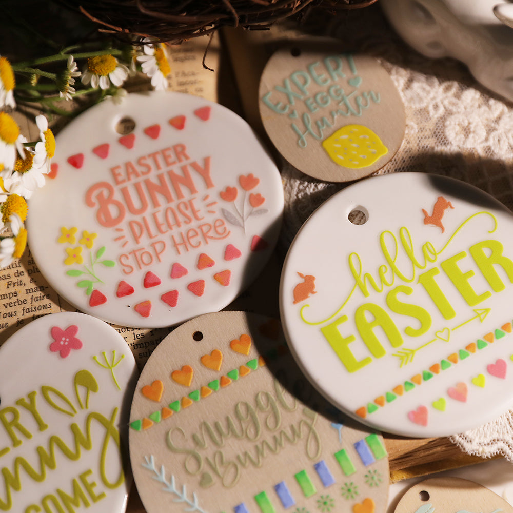 UV DTF Easter Word Transfer Stickers – ViVi Stationery
