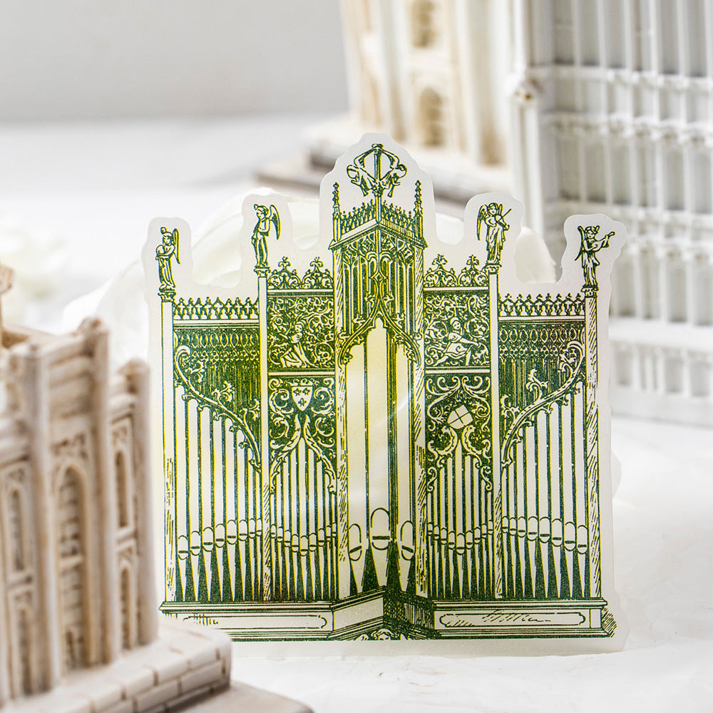 Medieval Castle Vellum Stickers for Junk Journal – ViVi Stationery