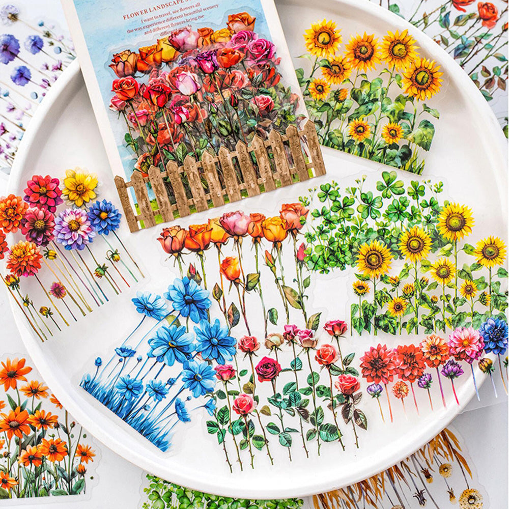 Viewing Flowers Sticker – ViVi Stationery