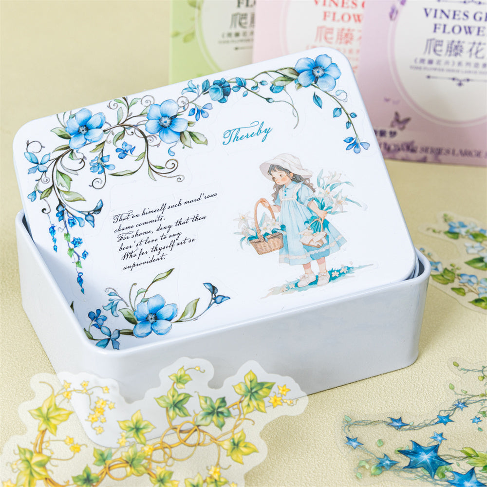 Vines Grow Flower Sticker – ViVi Stationery