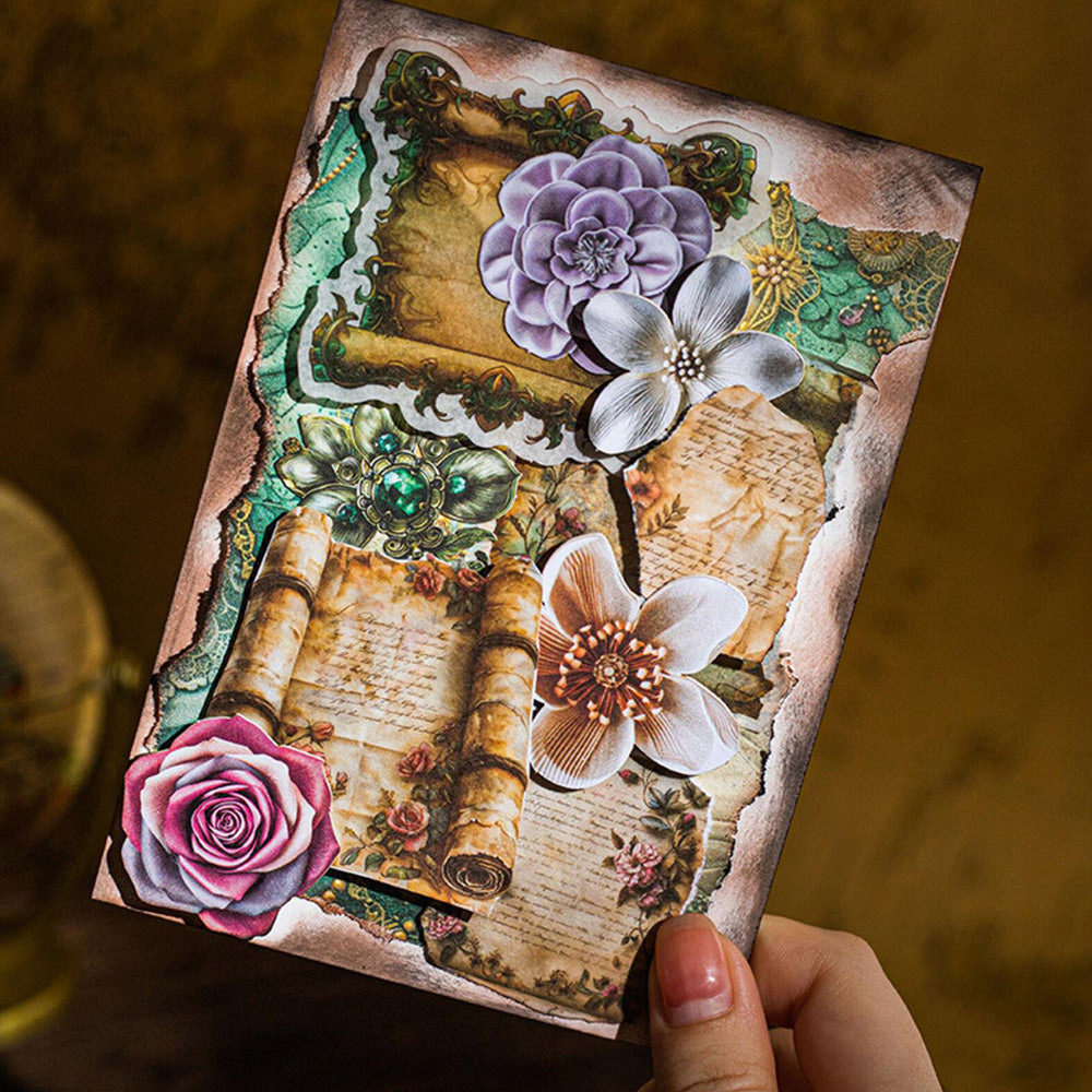 Vintage Scroll Washi Sticker – ViVi Stationery