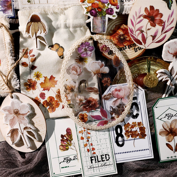Dried Plant Rub On Sticker – ViVi Stationery