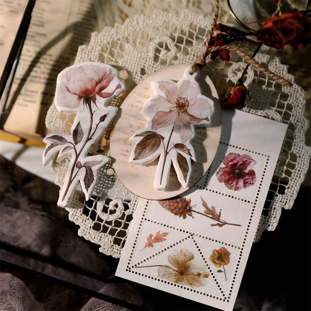 Dried Plant Rub On Sticker – ViVi Stationery