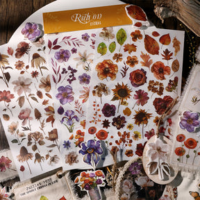Dried Plant Rub On Sticker – ViVi Stationery