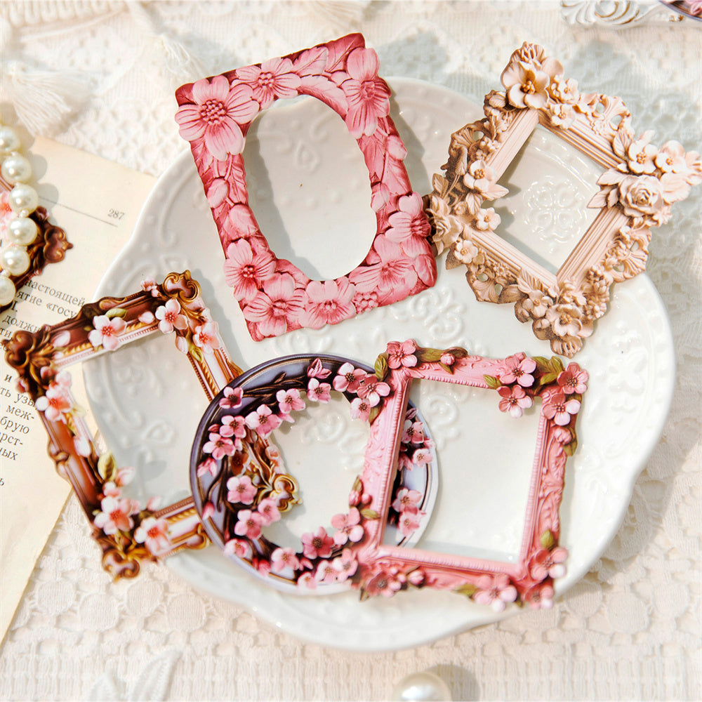Vintage Flower Frame Paper – ViVi Stationery