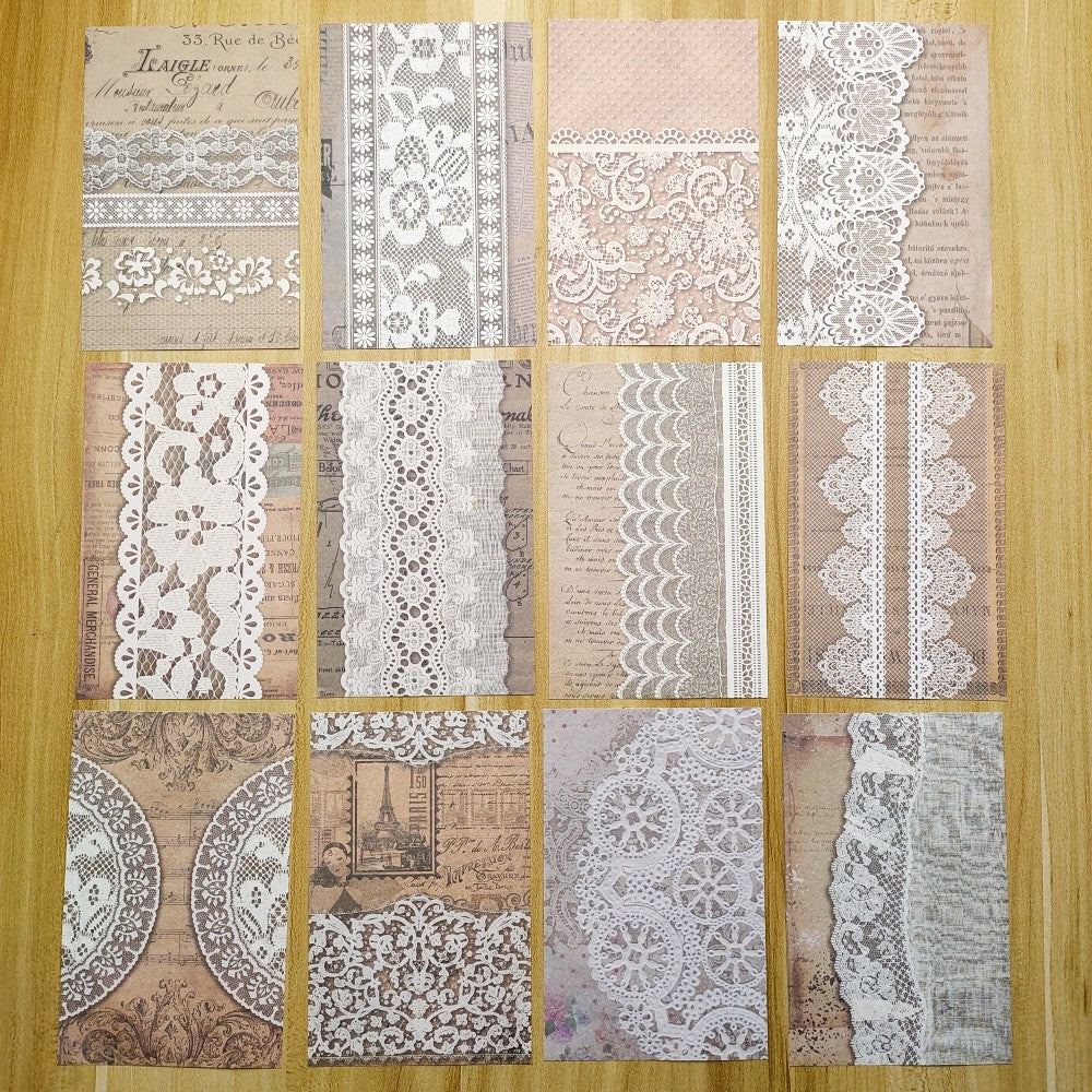 Vintage Delicate Lace Paper for Scrapbooking and Junk Journal – ViVi ...