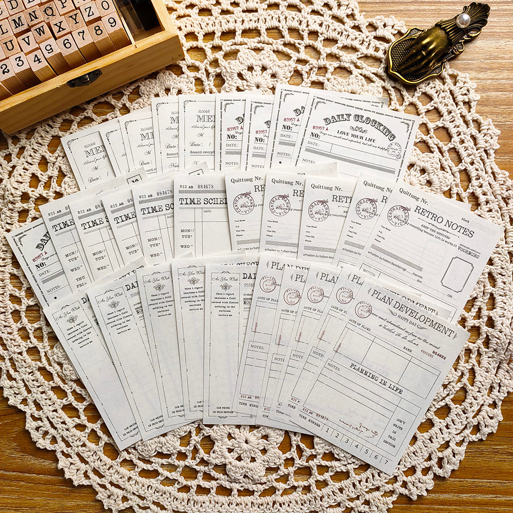 Retro Moment Notepad for Scrapbooking and Journaling – ViVi Stationery