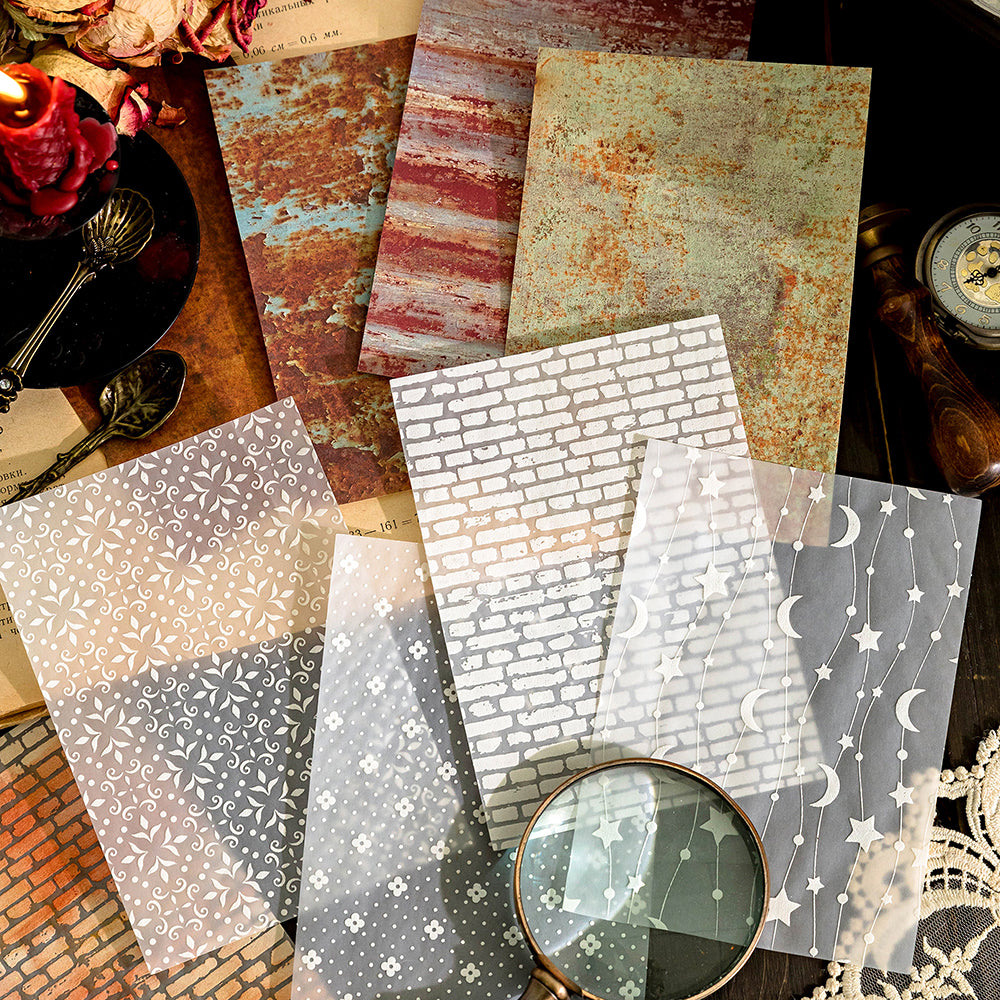 Vintage Mottled Scrapbook Paper – ViVi Stationery