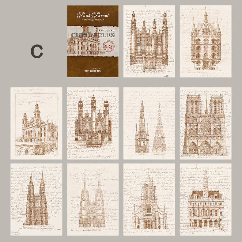 Classical Architecture Scrapbook Paper – ViVi Stationery