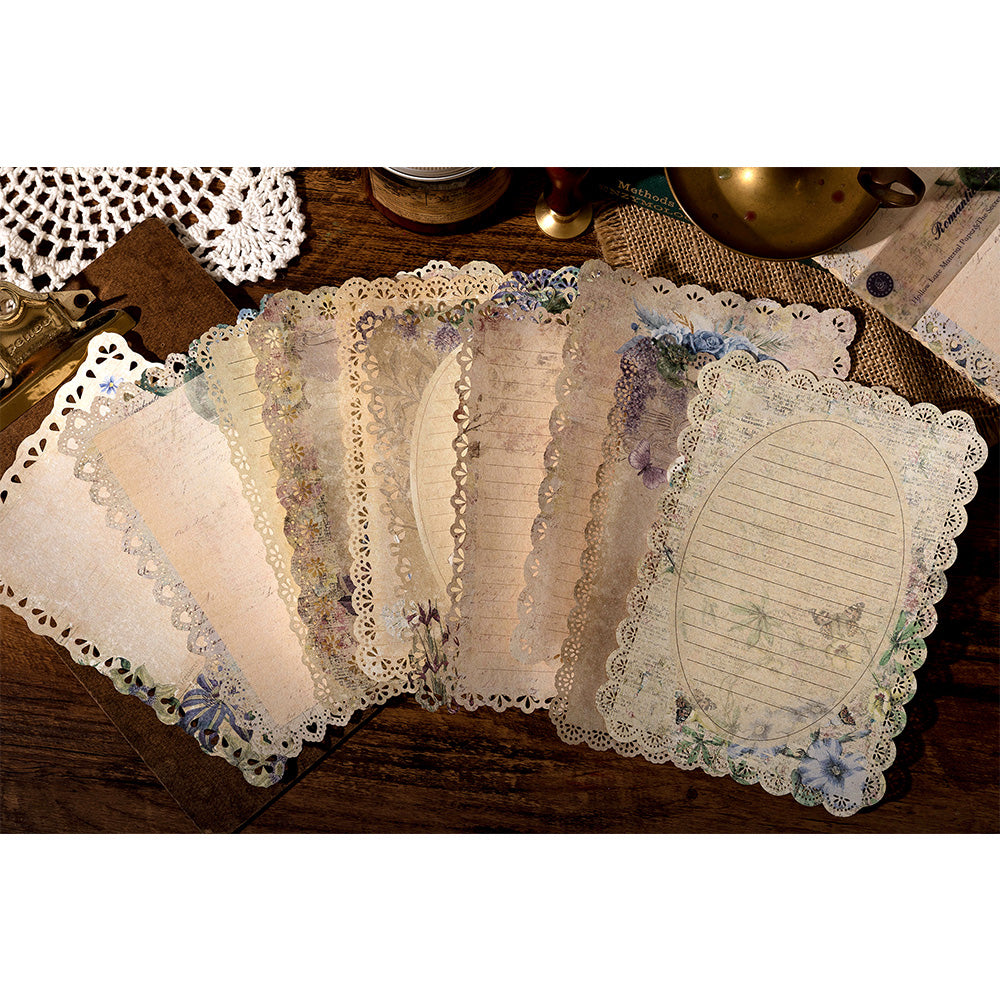 Retro Hollow Lace Papers for Scrapbooking and Junk Journal – ViVi ...