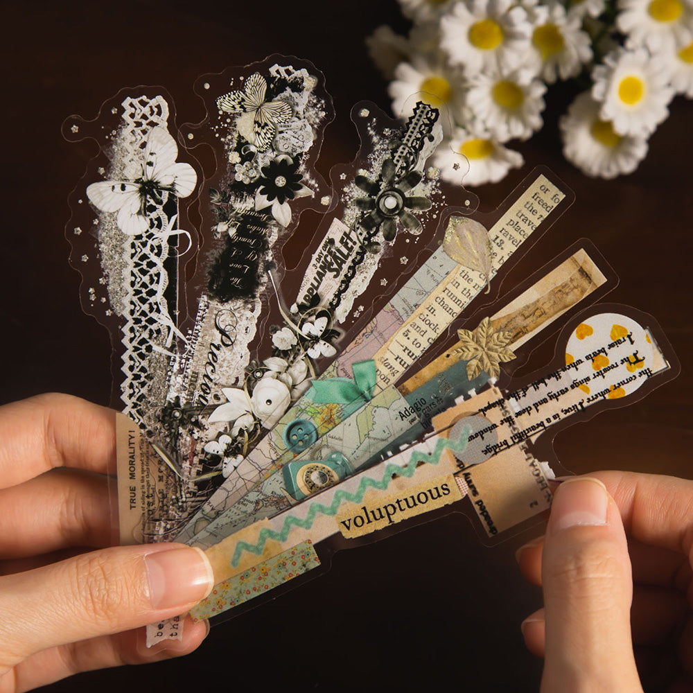 Vintage Strip Stickers for Scrapbooking and Art Journal – ViVi Stationery