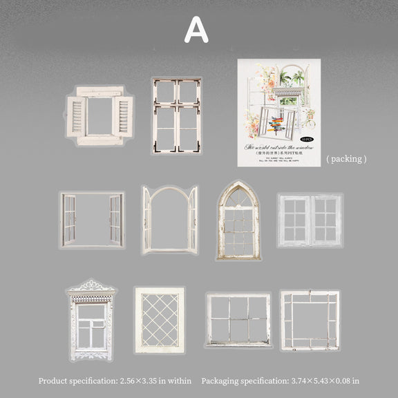 Vintage Window Sticker – ViVi Stationery
