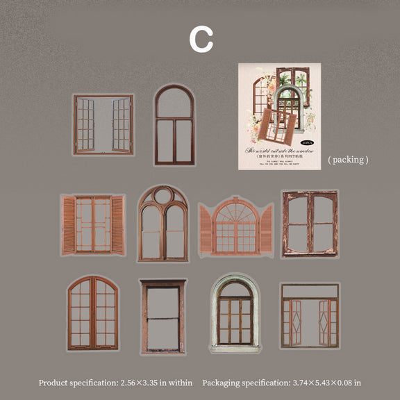 Vintage Window Sticker – ViVi Stationery