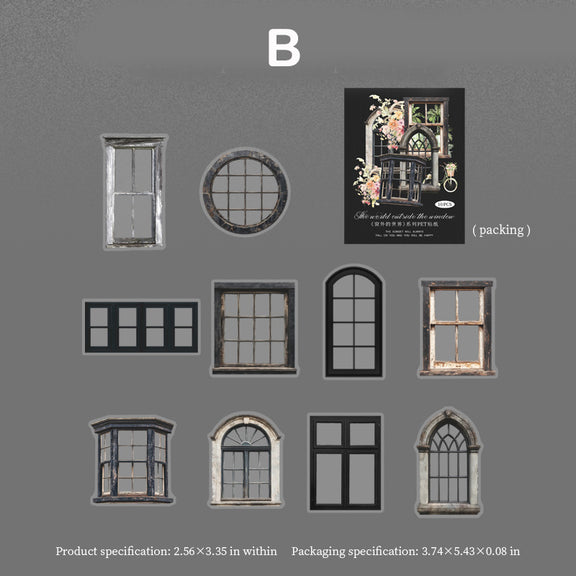 Vintage Window Sticker – ViVi Stationery