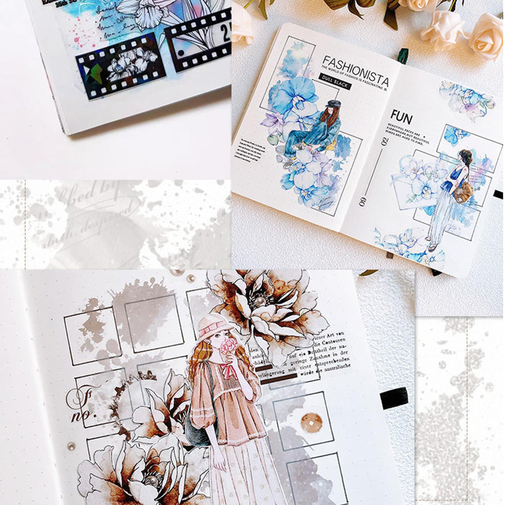 Watercolor Marks Rub-on Sticker – ViVi Stationery